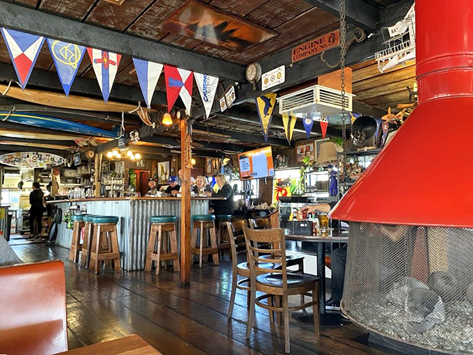 Wooden chairs, crisp linens, and natural light create that perfect "fancy-casual" vibe where you can celebrate an anniversary or just Tuesday.