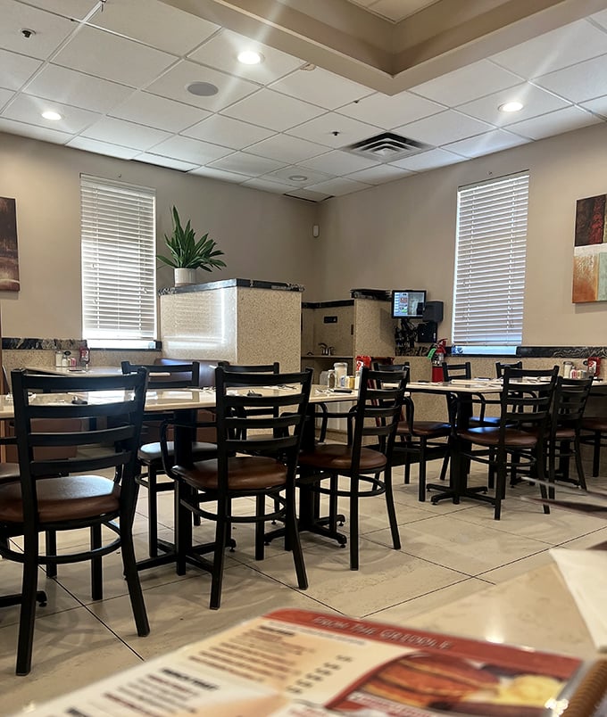 Inside awaits a color-coded wonderland where clothing racks stretch toward the horizon like textile roads to adventure.