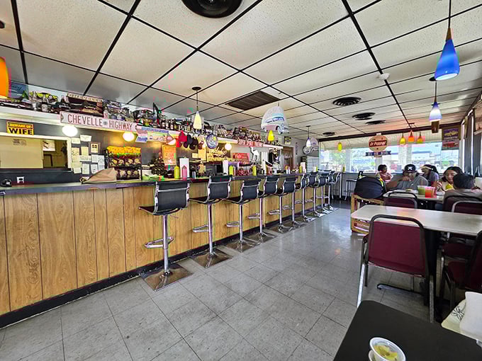 Step inside to a counter-service paradise where decades of barbecue wisdom hang in the air alongside vintage memorabilia and the promise of smoky delights.