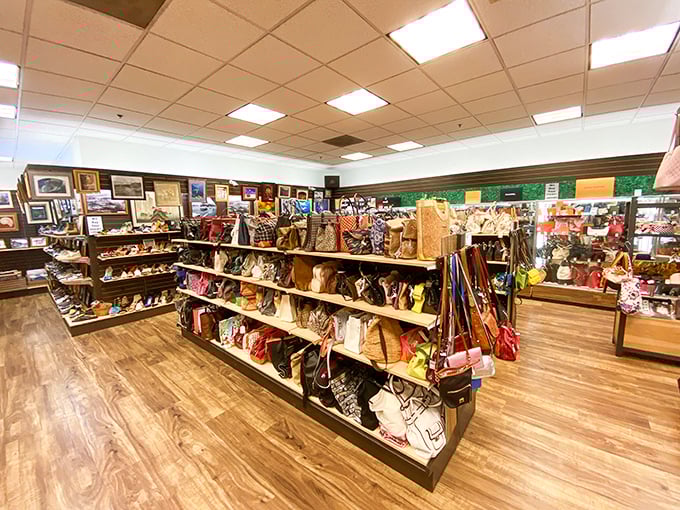 Organized chaos at its finest&mdash;wide aisles and thoughtful displays transform what could be overwhelming into an adventure you'll want to extend.