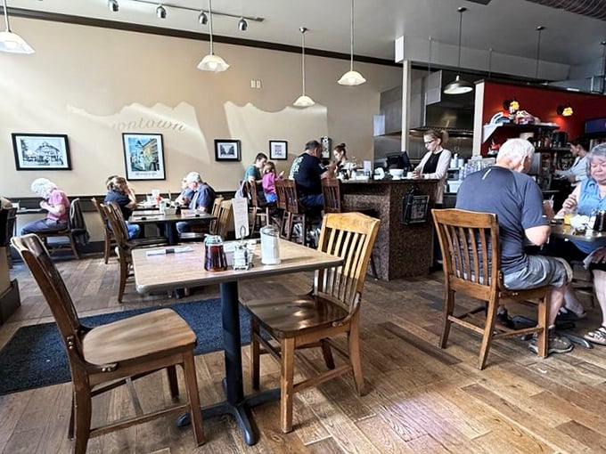 Where wooden chairs have cradled countless conversations and the morning light makes everyone look like they're in a nostalgic indie film.