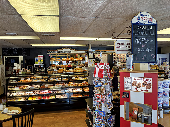Paradise found: display cases brimming with buttery temptations that make even the most disciplined dieter whisper, "Just this once."