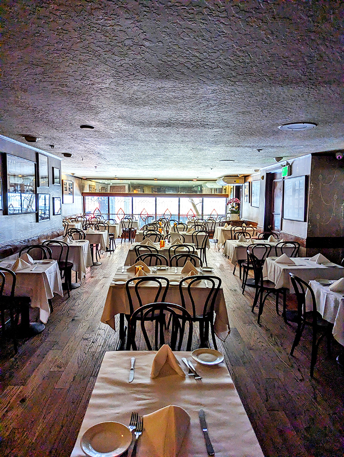 Step inside and time stands still &ndash; white tablecloths, bentwood chairs, and that unmistakable old-school charm that no modern restaurant can replicate.