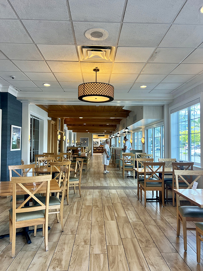 Warm wooden tones and natural light create the perfect backdrop for culinary memories. Like Grandma's dining room, but with better lighting and no awkward family photos.