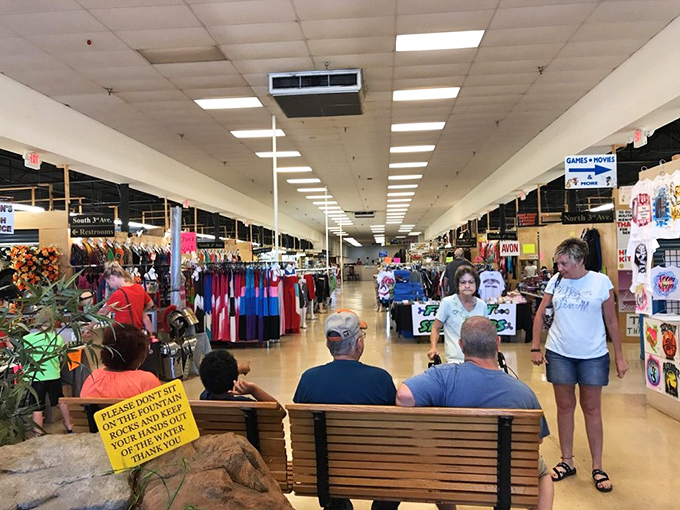 Endless aisles of possibility stretch before you. This indoor wonderland is where shoppers become explorers and bargain-hunters become archaeologists.