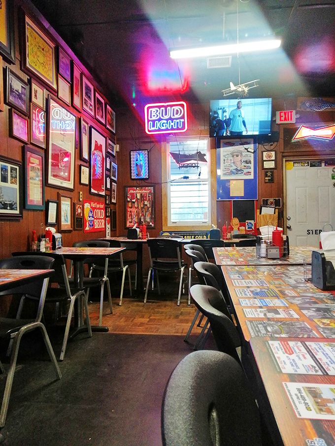 Step inside and you're greeted by walls that tell stories &ndash; decades of memories preserved between beer signs and local memorabilia.