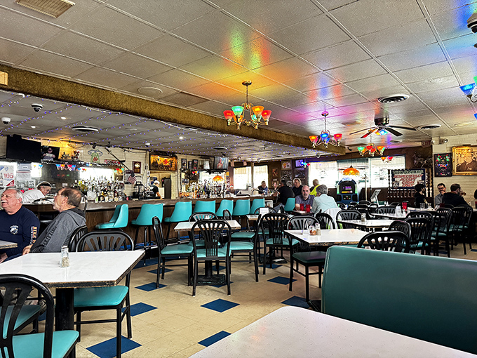 Time travel isn't science fiction at Vito & Nick's&mdash;it's the dining room, where colorful tiffany lamps and turquoise chairs have witnessed decades of pizza perfection.