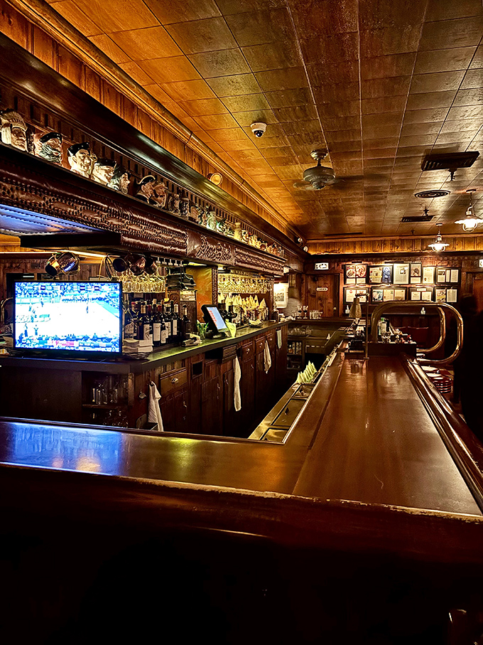 The bar at The Pine Club isn't just a place to wait for your table &ndash; it's a front-row seat to decades of cocktail craftsmanship and Midwestern hospitality.