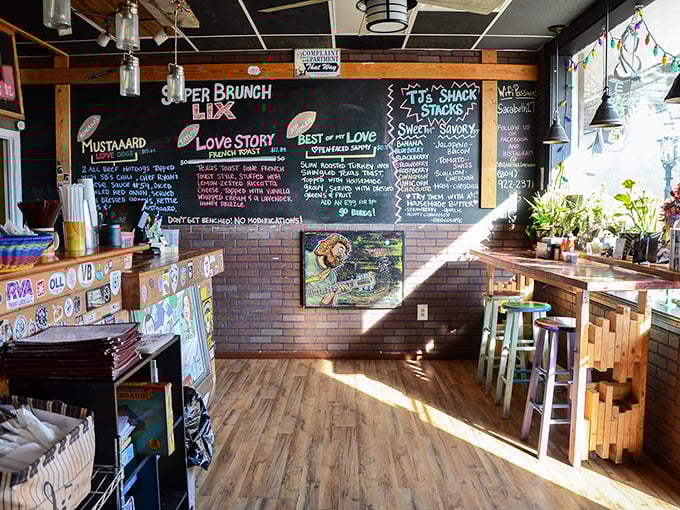 Step inside and the chalkboard menu tells you everything you need to know: this is a place where creativity and comfort food live in perfect harmony.