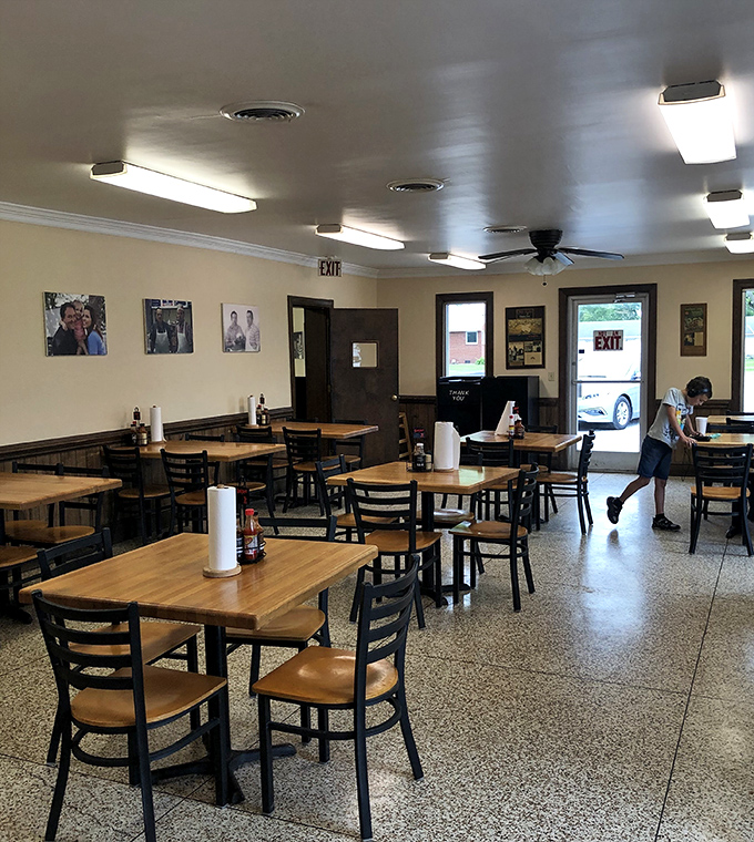 No white tablecloths, no pretension, just terrazzo floors and wooden tables that have hosted generations of barbecue pilgrims seeking pork perfection.