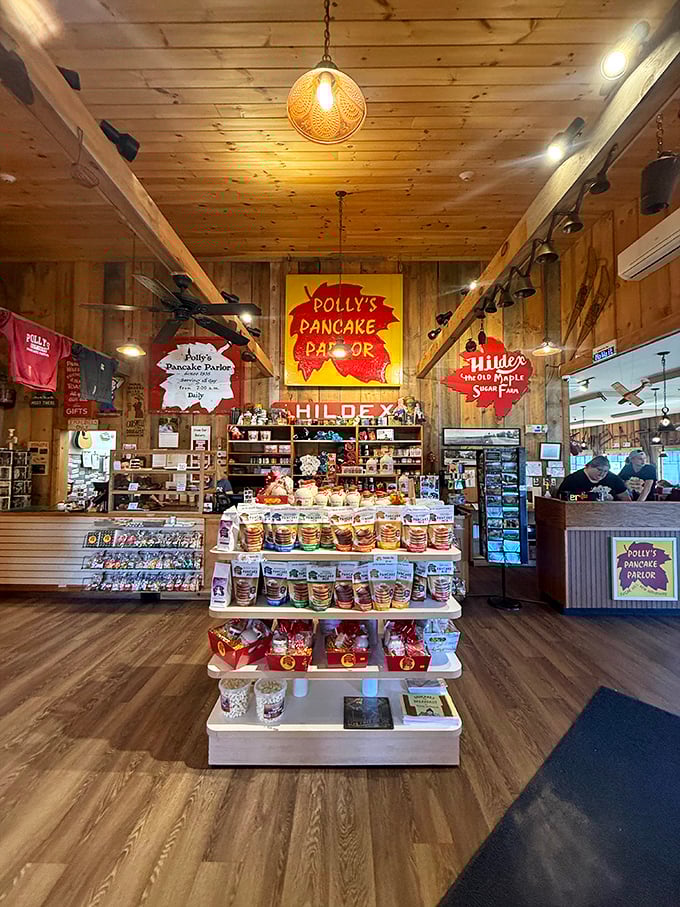The gift shop doubles as a maple syrup museum &ndash; resistance is futile, your pantry will thank you later.