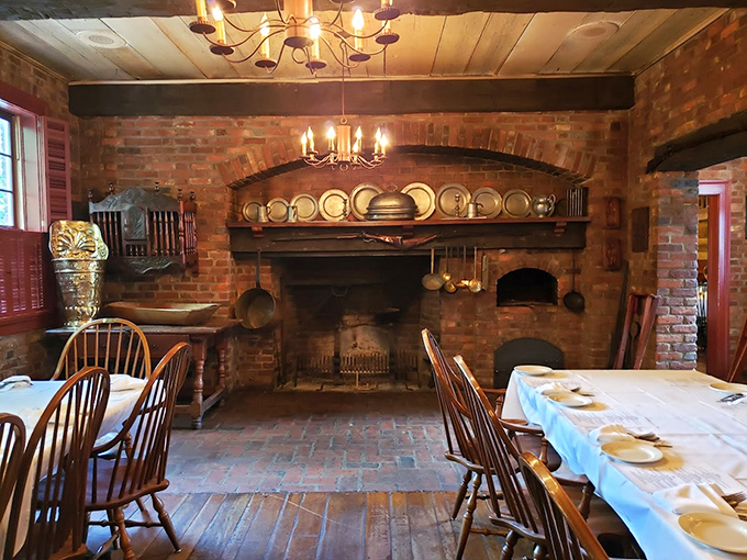 That fireplace has seen more history than most museums, and probably better conversations too.