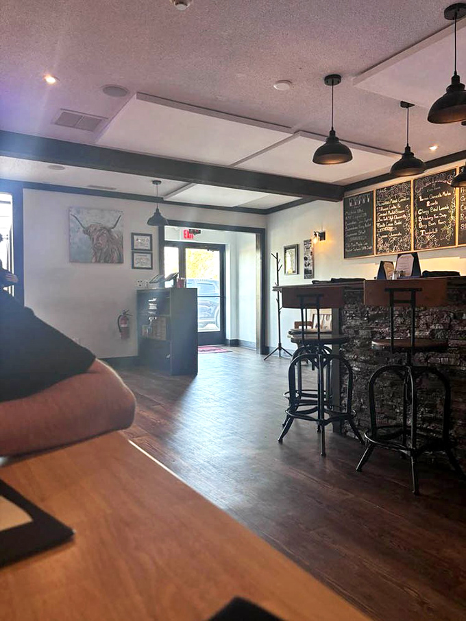 Modern meets mountain charm in this bright, welcoming space where industrial chic actually feels cozy.