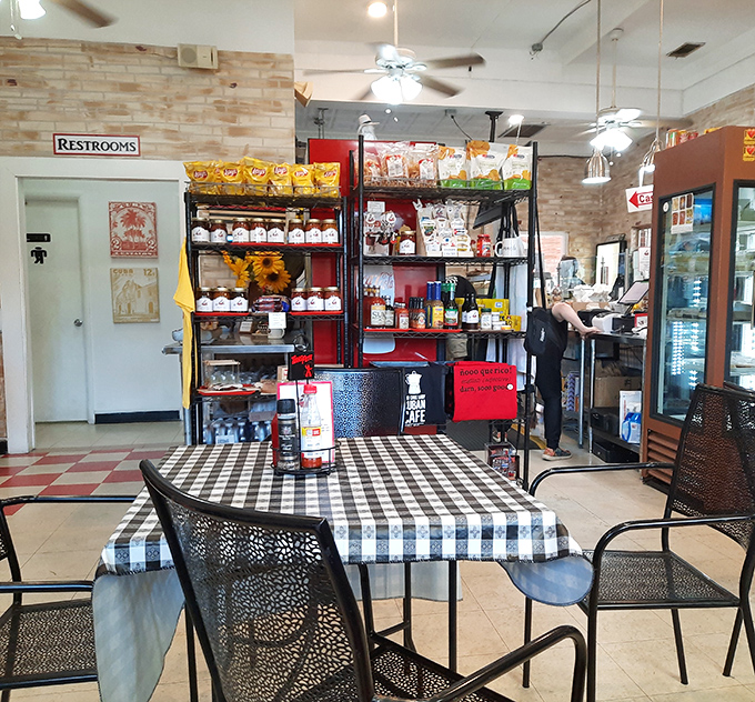 Inside feels like your friend's kitchen if your friend happened to be an excellent Cuban cook with impeccable organizational skills.
