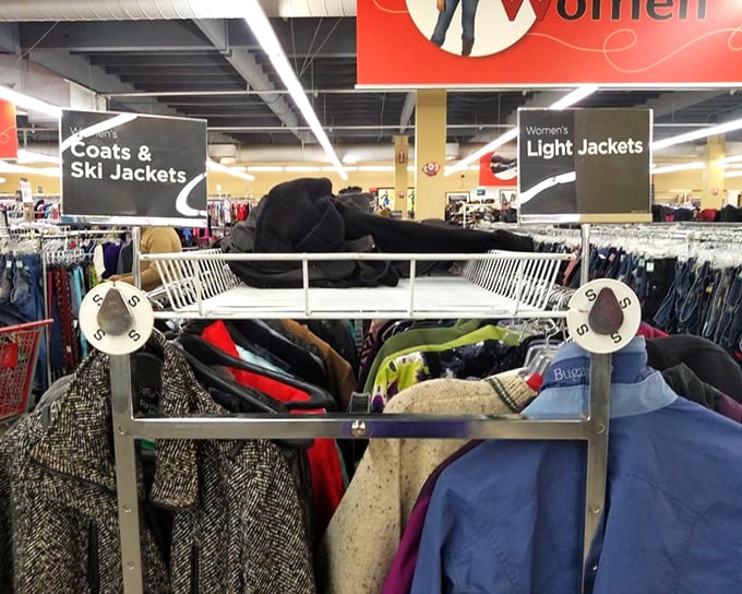 Winter in Alaska demands serious gear, and Value Village delivers with racks upon racks of coats that have stories to tell.