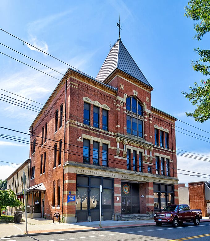 This stately brick town hall isn't just a building&mdash;it's a testament to an era when public architecture had personality instead of parking garages.