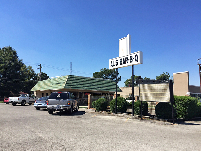 Al's Bar-B-Q doesn't need fancy frills when the smoke signals coming from this joint speak the universal language of perfectly smoked meat.