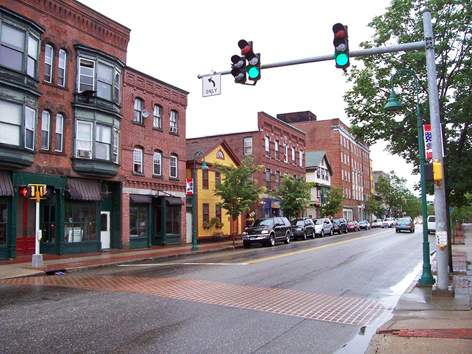 Main Street's colorful brick buildings stand shoulder to shoulder like old friends, each with stories to tell and treasures to discover.