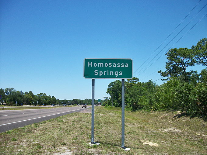 Welcome to small-town Florida, where the road sign is understated but what lies beyond is anything but ordinary.