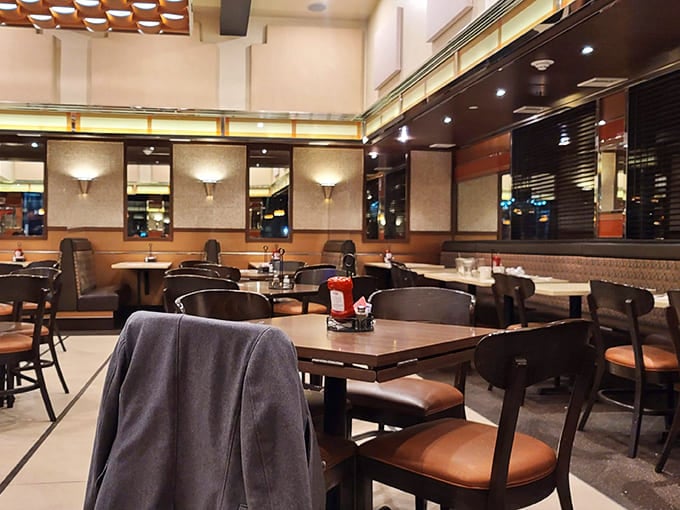 Warm lighting, comfortable seating, and that unmistakable diner buzz&mdash;this is where memories are made between bites of perfect pasta salad.