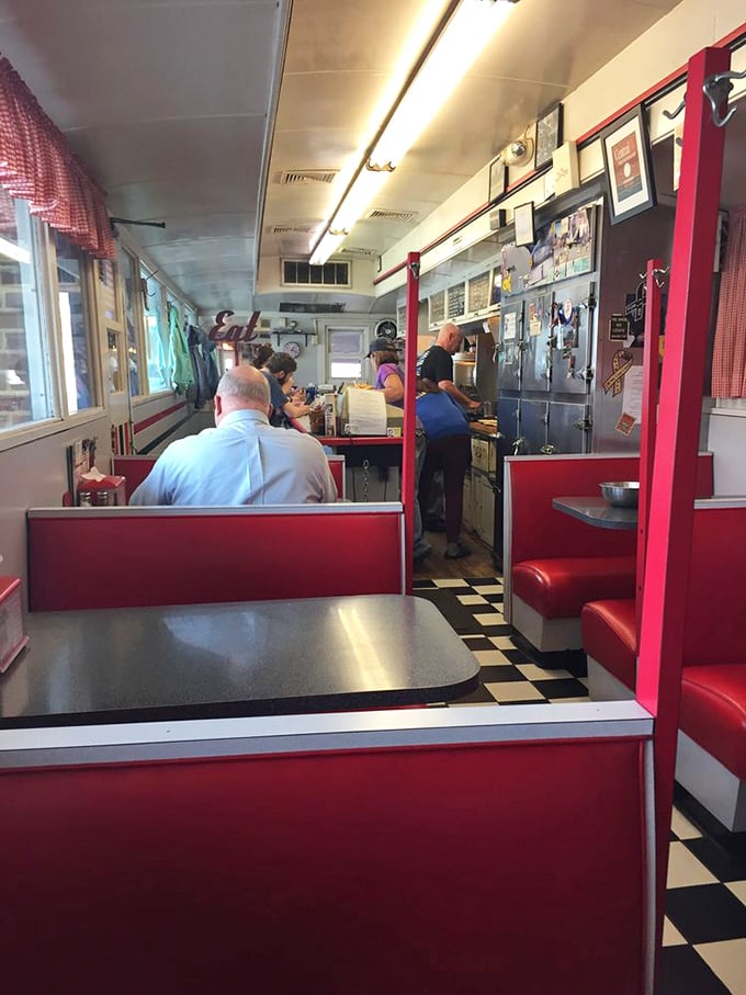 Step inside and you're transported to a simpler time&mdash;red vinyl booths, checkered floors, and the symphony of sizzling breakfast creating the perfect diner soundtrack.