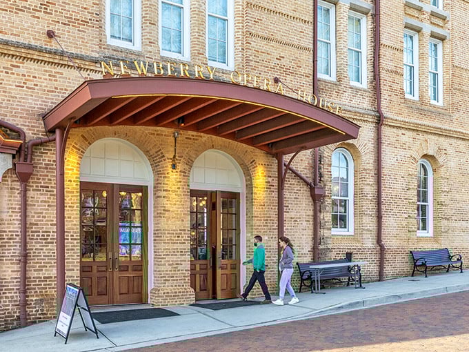 The magnificent Newberry Opera House stands ready to transport you from small-town Carolina to Broadway magic.