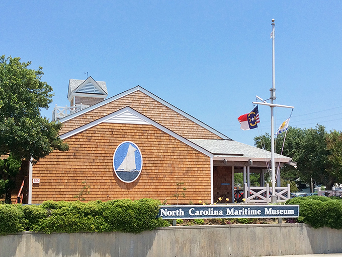 The North Carolina Maritime Museum stands as Beaufort's nautical time capsule, where Blackbeard's artifacts tell tales of adventure and infamy.