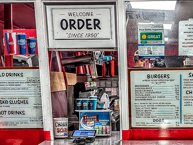 "ORDER SINCE 1950" - these three words tell you everything you need to know about Frisko Freeze's enduring legacy in Tacoma's food scene.