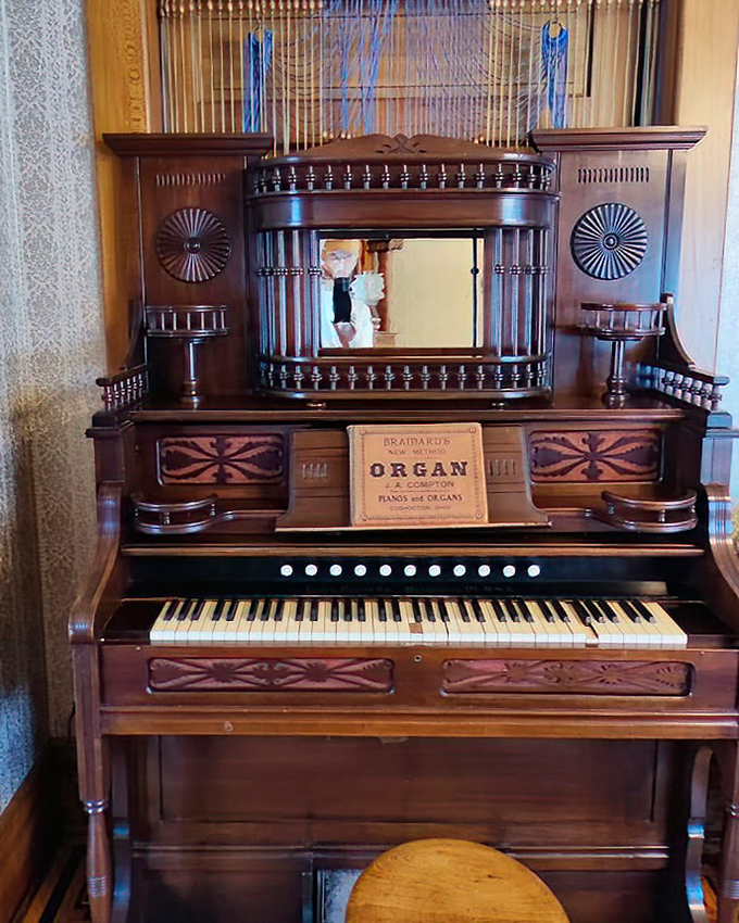 This Beatty organ isn't just furniture &ndash; it's a time machine with keys. One chord and you're suddenly wearing mutton sleeves and debating whether electricity is just a passing fad.