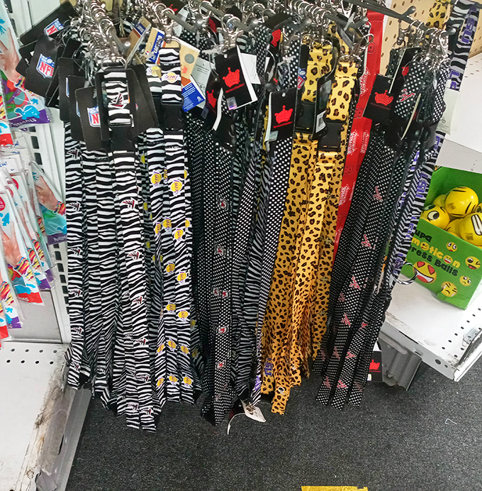 Fashion meets frugality with these wild patterned lanyards. From zebra stripes to leopard spots, express your personality without expressing regret at the price tag.