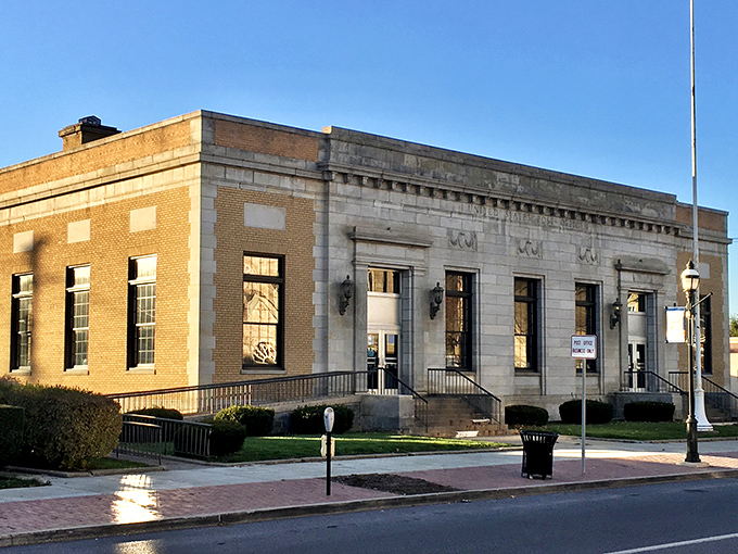 This isn't just a post office&mdash;it's a limestone testament to an era when public buildings were designed to inspire civic pride.