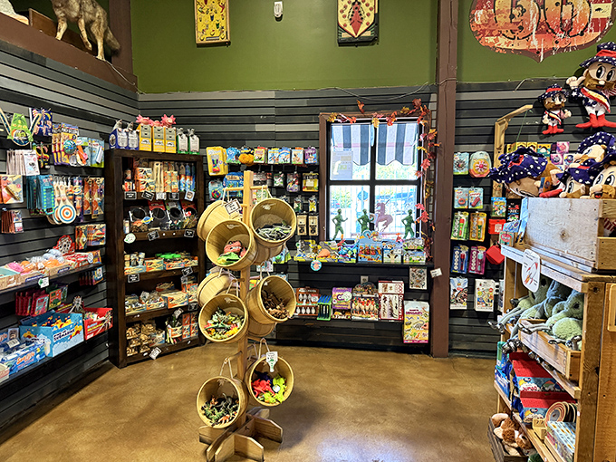 Nostalgia overload! Every shelf in this candy-filled wonderland transports you back to childhood, with treats you haven't seen since Reagan was president.