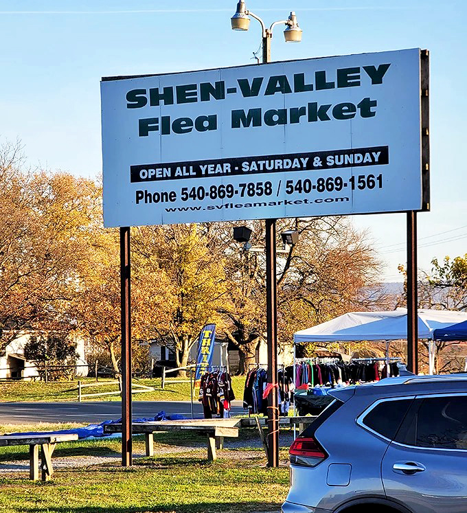 The iconic sign stands as a beacon for bargain lovers year-round. Like a lighthouse guiding ships to shore, it draws shoppers to weekend adventures.