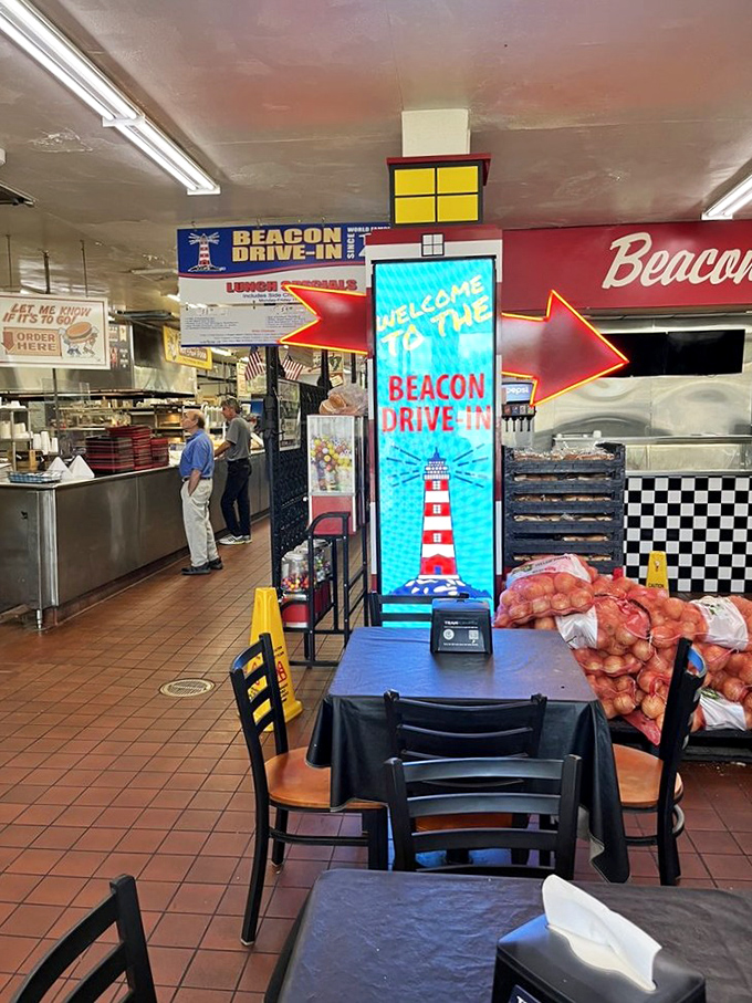 Step inside and you're greeted by the controlled chaos that is The Beacon's ordering system&mdash;part diner, part performance art, all Southern hospitality.