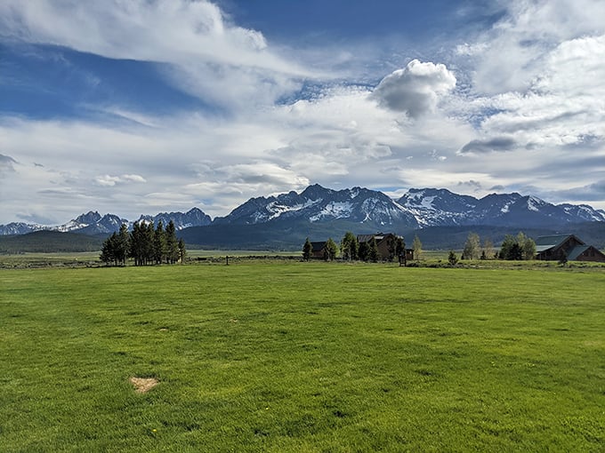 Big sky country meets mountain majesty. This is the kind of view that makes you forget your phone password&mdash;and that you even have a phone.
