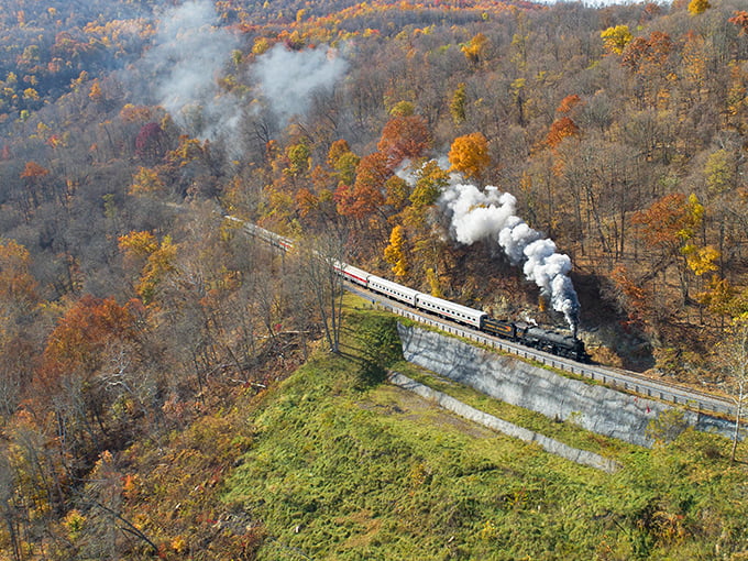 Steam power meets mountain majesty&mdash;because sometimes the old ways of doing things are still the best ways.