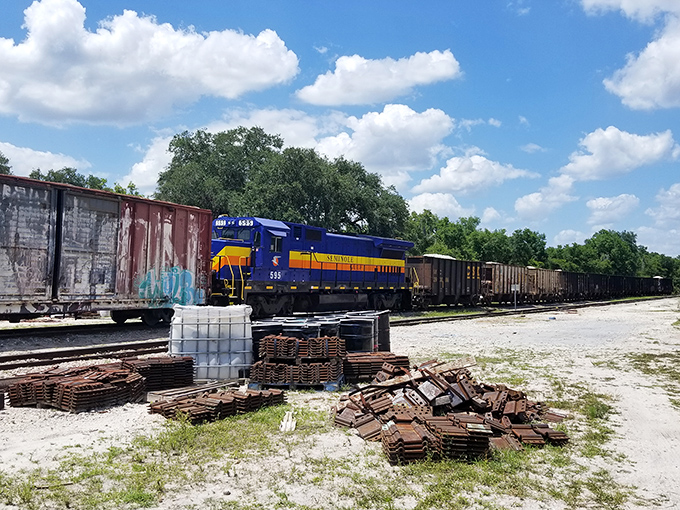 Behind the scenes, the working side of the railway reveals its industrial roots. Even freight cars have stories to tell in this rolling museum. 