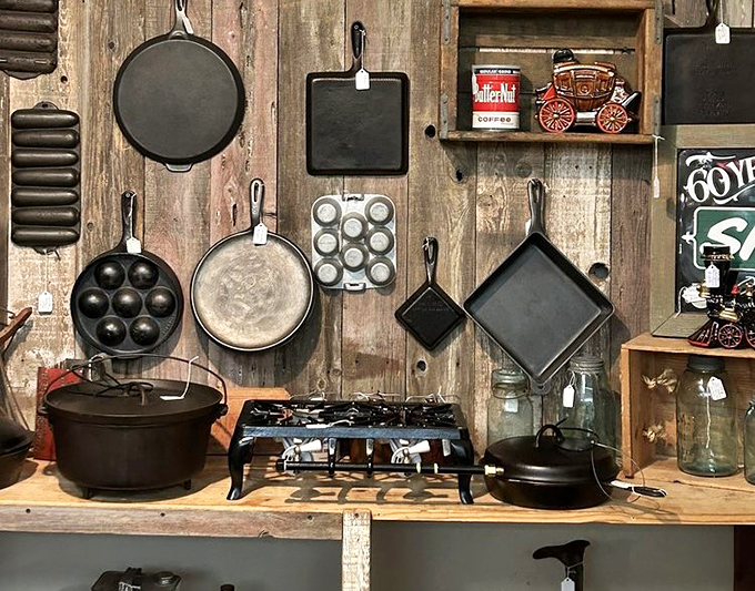 Kitchen tools with stories to tell! These cast iron beauties have survived decades of family dinners and are ready for their second act.