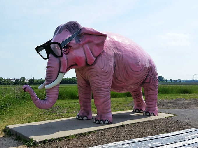 Not your average roadside attraction—this bespectacled beauty has been photobombing family vacation albums for generations of Wisconsin travelers.