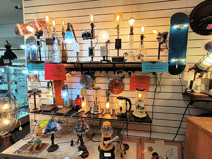 These aren't just lamps&mdash;they're conversation pieces waiting to illuminate your next dinner party story about "this amazing place in Riverside."