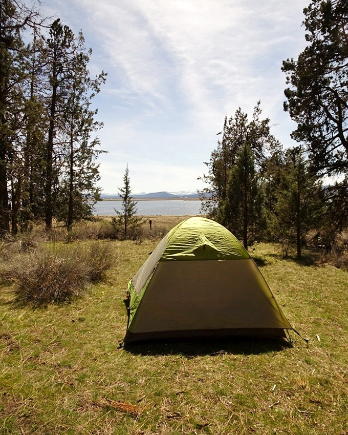 Home sweet temporary home! This tent spot offers million-dollar views without the crowds &ndash; just you, nature, and that impossibly blue California sky.