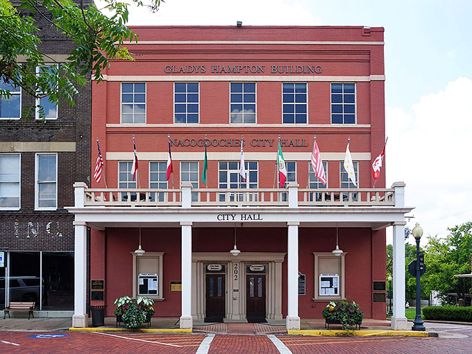 City Hall stands proud like a well-dressed gentleman who's seen it all but still puts on a tie every morning. History with dignity.