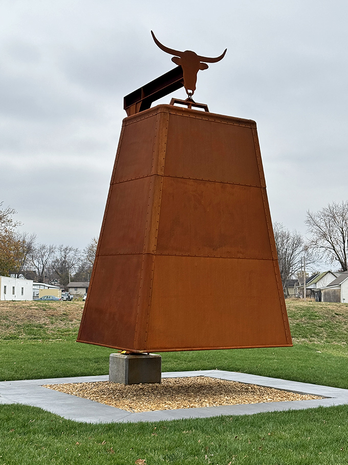 Up close, this magnificent steel beast reveals craftsmanship that would make any metalworker weep with joy.