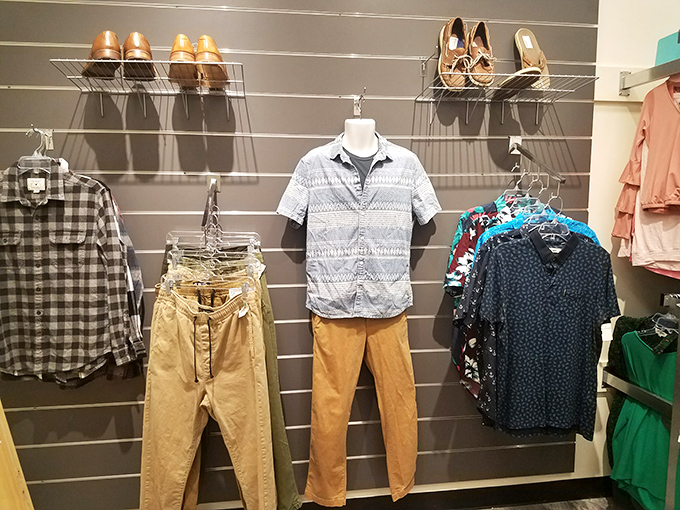 Men's fashion finds arranged with surprising precision &ndash; proof that secondhand doesn't mean second-rate in the styling department.