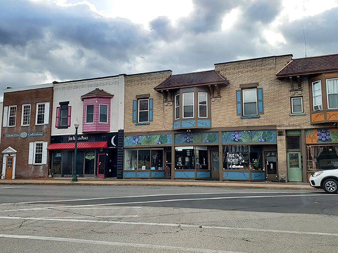 These colorful storefronts aren't just Instagram bait &ndash; they're living history with a splash of whimsy. The kind of place where window shopping becomes an afternoon's entertainment.