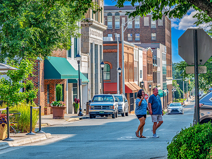 Strolling through Burlington's downtown feels like walking through a movie set where real people get to be the stars of their own small-town story.