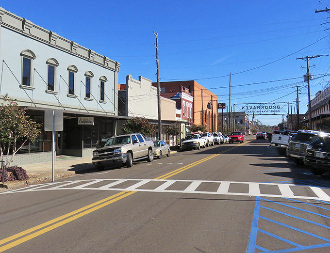 Main Street's historic facades whisper stories of prosperity without the modern markup &ndash; authentic Americana at its finest.