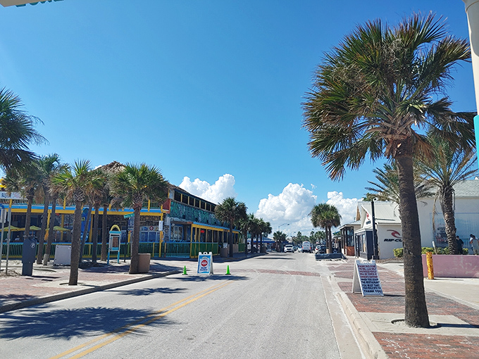 Flagler Avenue's colorful storefronts bask in Florida sunshine, offering the perfect blend of beach-town charm and "I could actually live here" practicality.