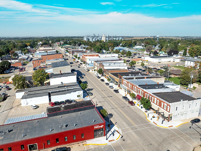Osage from above reveals the secret to its appeal&mdash;a perfect balance of community closeness and breathing room. No sardine-can living here!