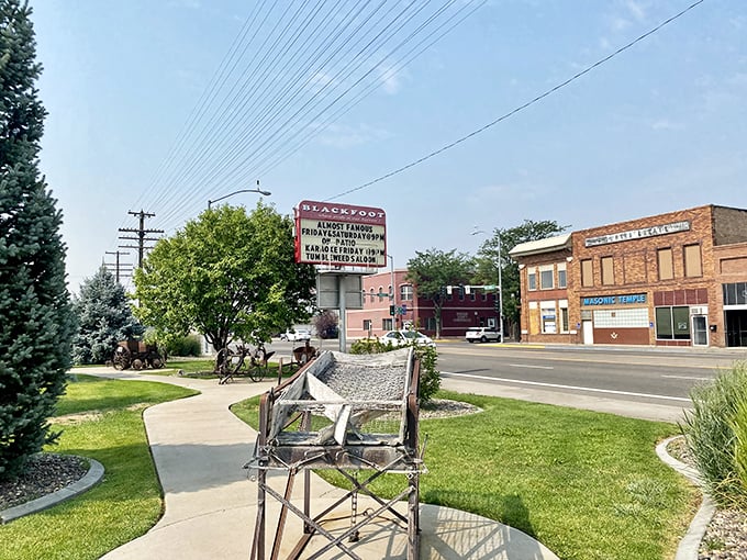 Downtown's vintage charm includes a director's chair that's seen more action than most Hollywood sets.
